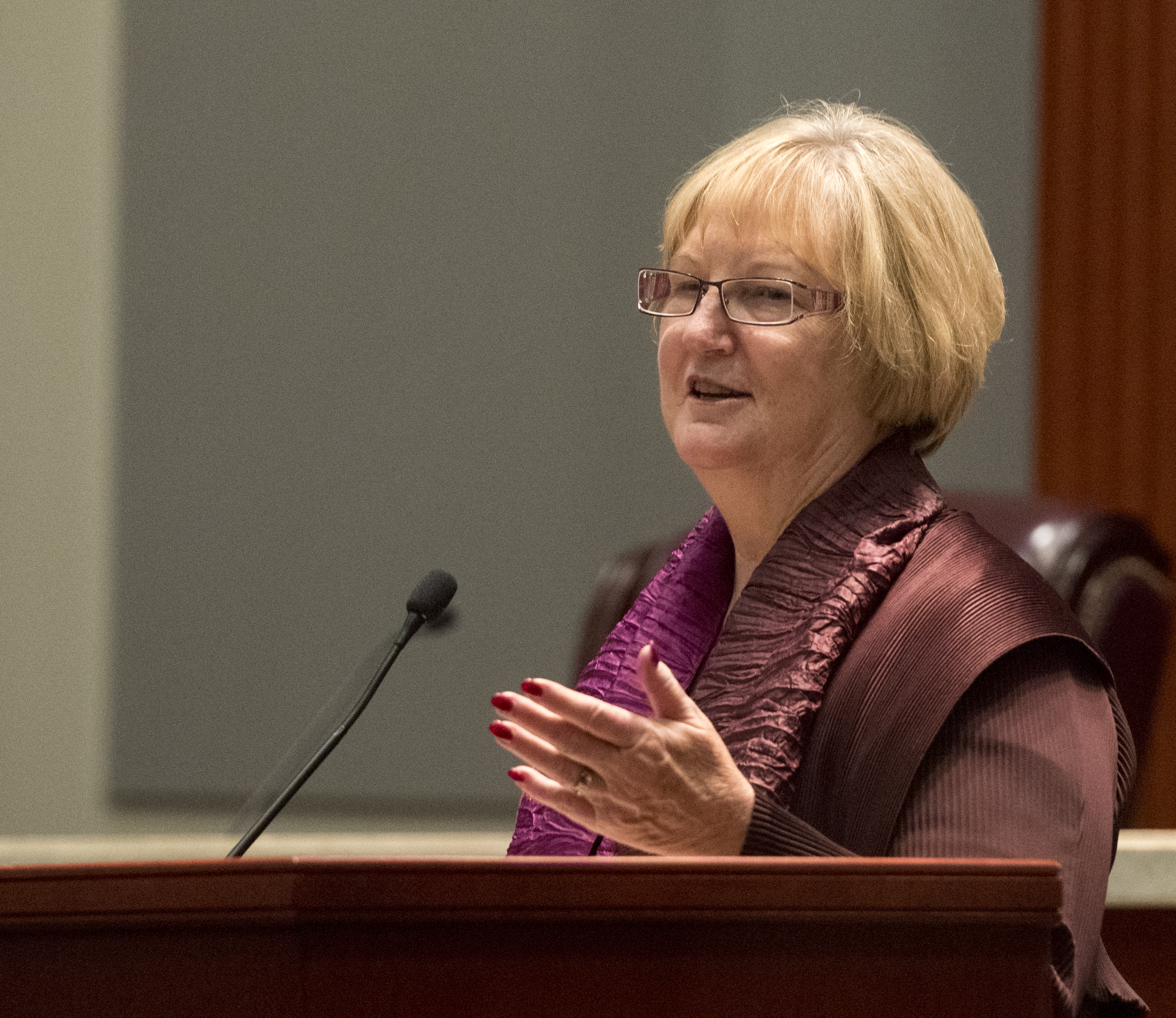 Retiring Utah Supreme Court Justice Christine Durham is commemorated as ...