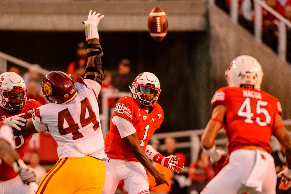 Utes overcome slow start to dominate USC 41-28 and move into a tie for ...