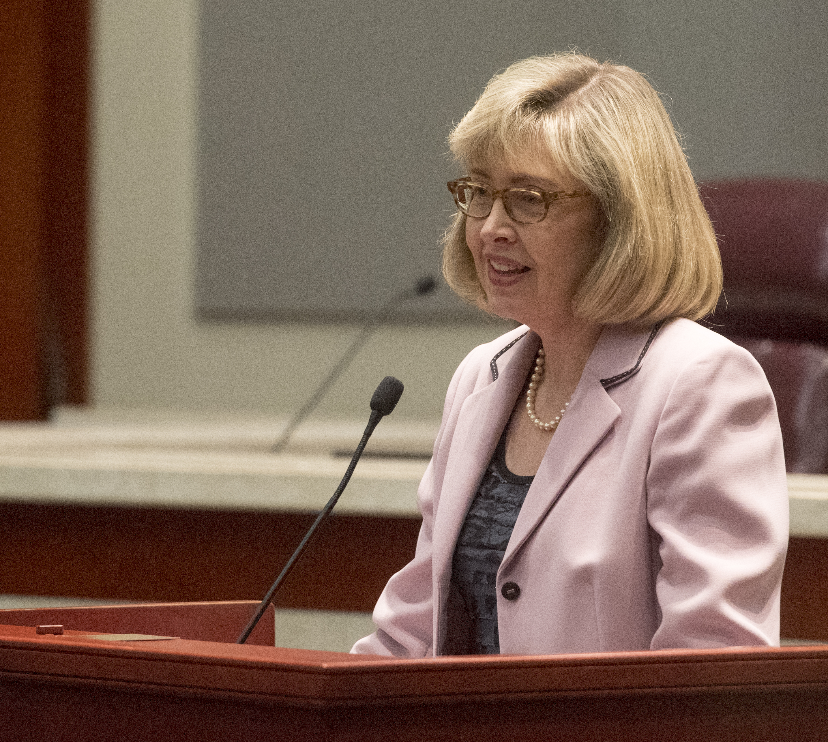 Retiring Utah Supreme Court Justice Christine Durham is commemorated as ...