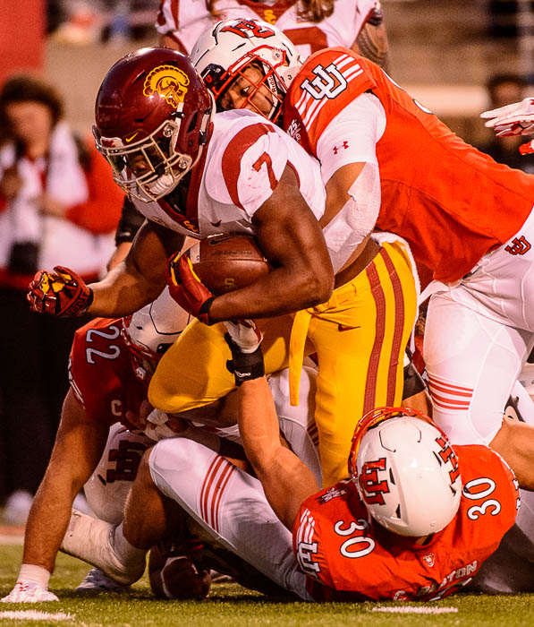 Utes overcome slow start to dominate USC 41-28 and move into a tie for ...