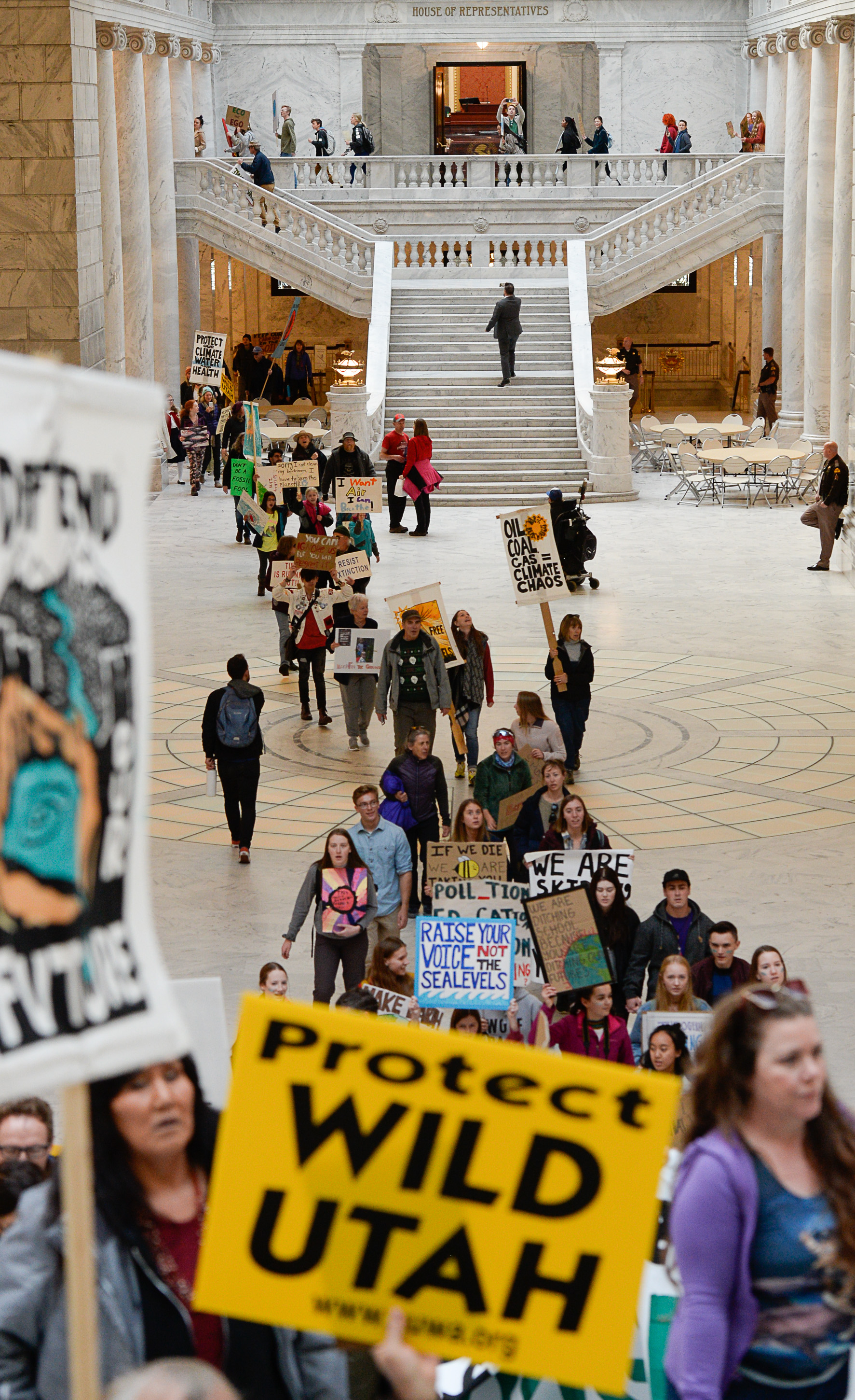 Utah climate change protesters demand action from Gov. Herbert - The ...