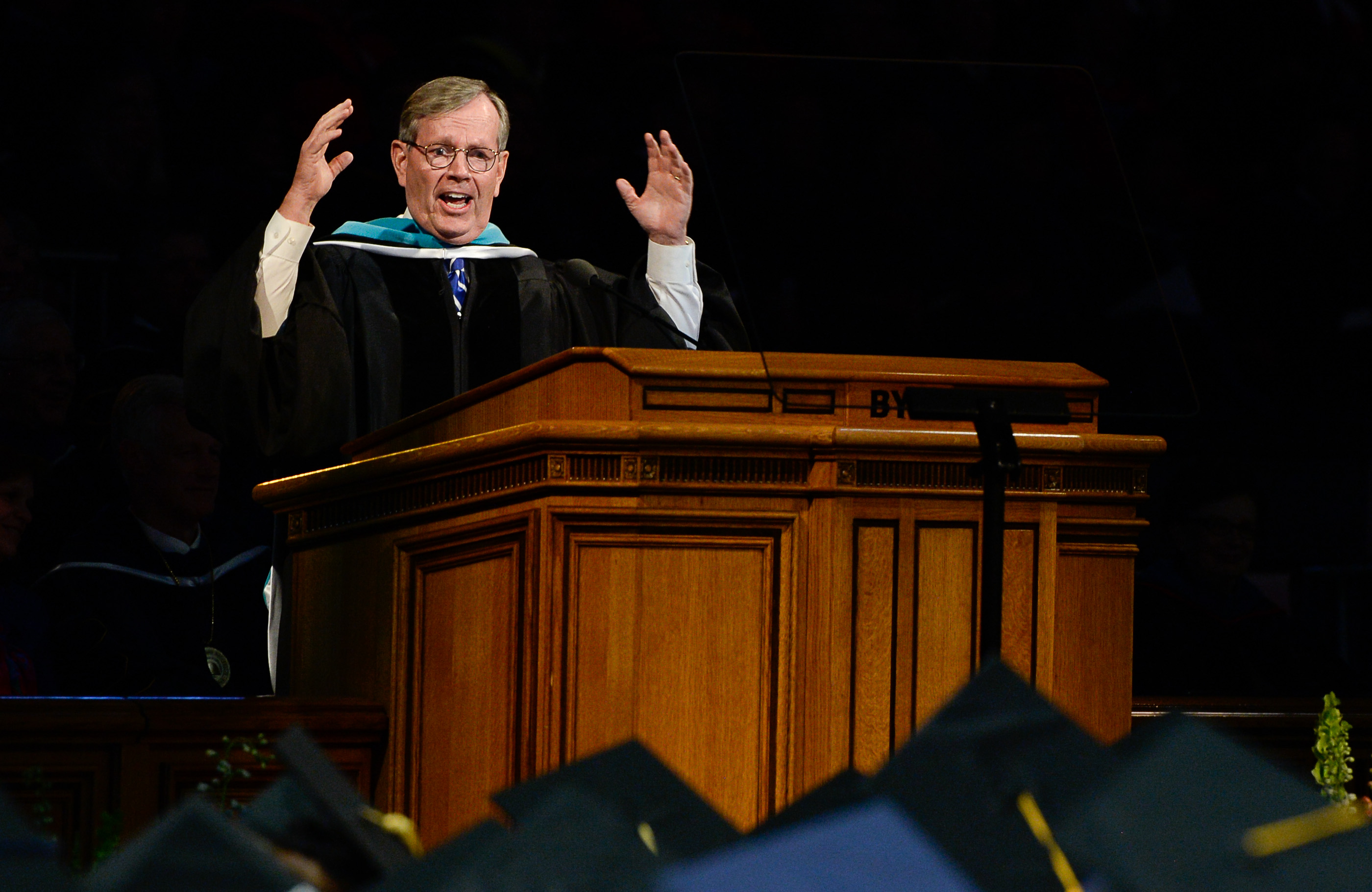 Mormon apostle tells graduating BYU students to ‘be a ray of light’ in ...