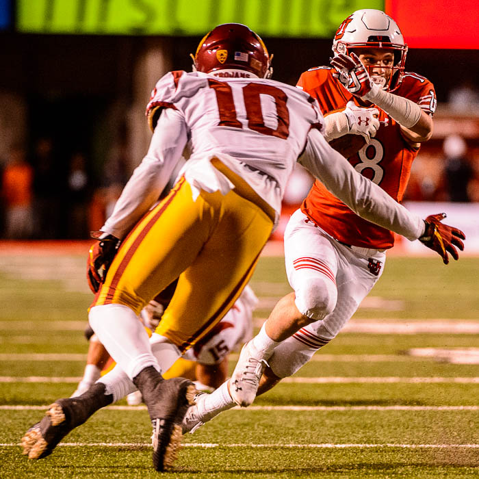 Utes overcome slow start to dominate USC 41-28 and move into a tie for ...