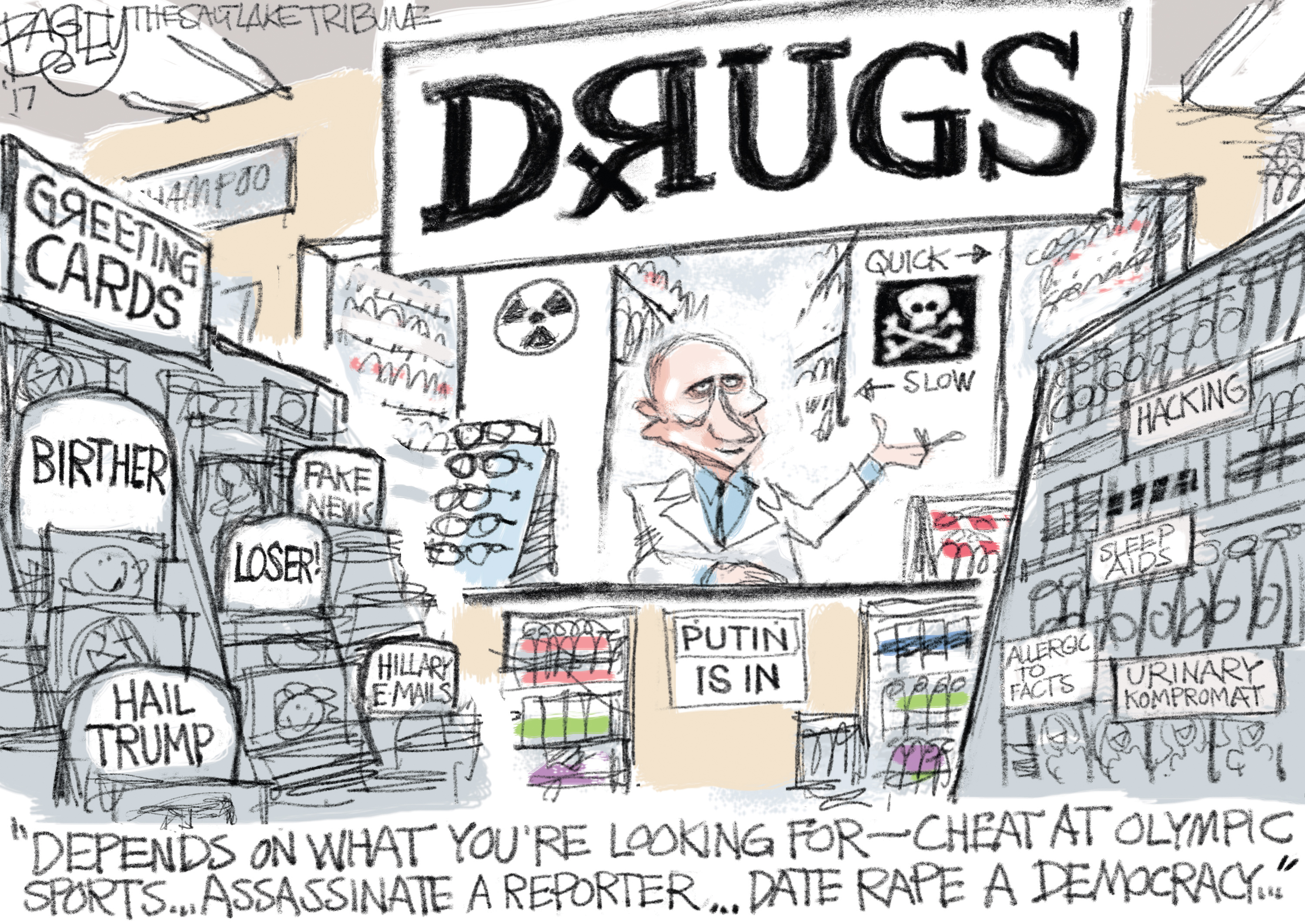 Bagley Cartoon: The Drug Czar – Shawn Miller