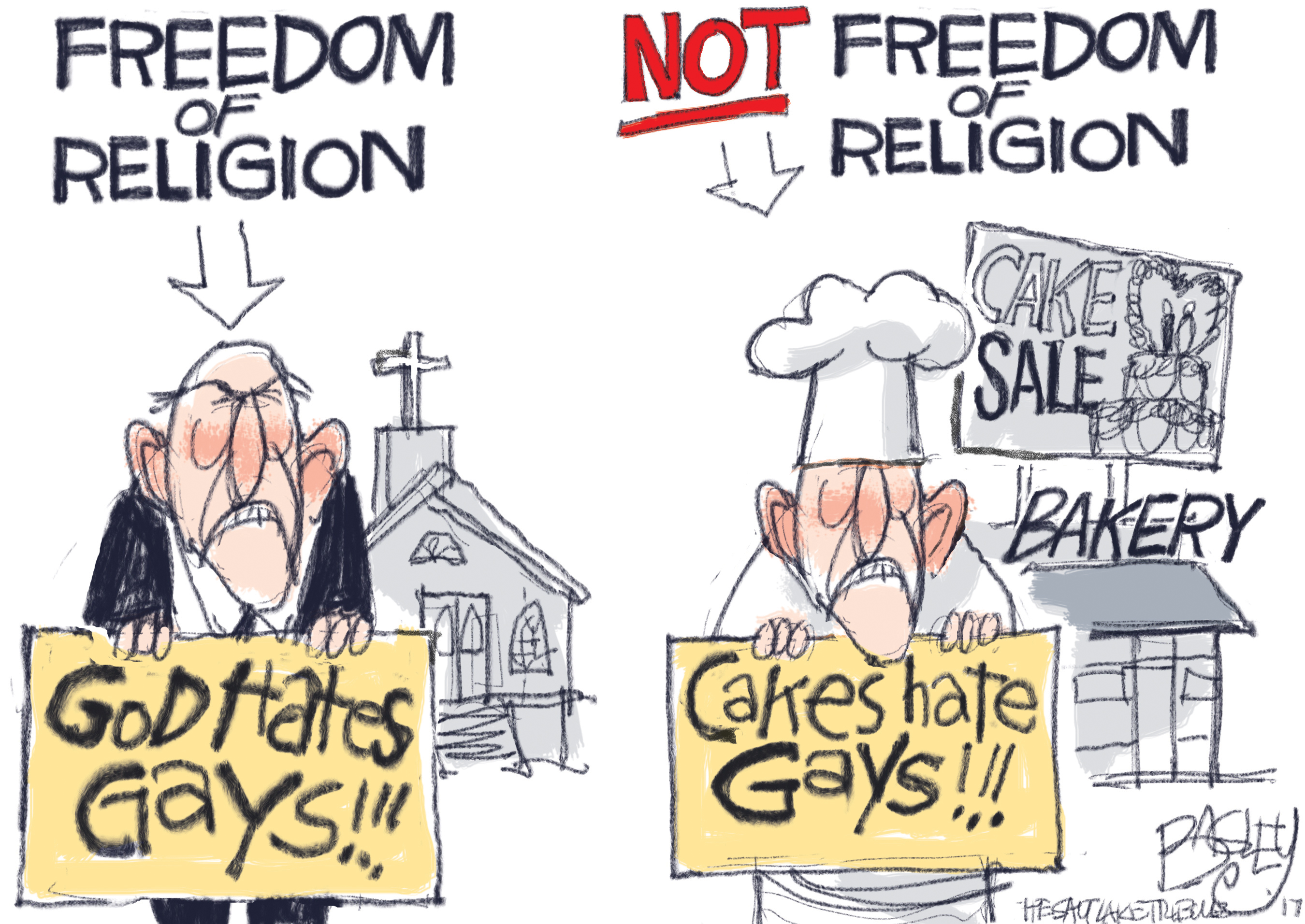 Freedom Of Religion Political Cartoon