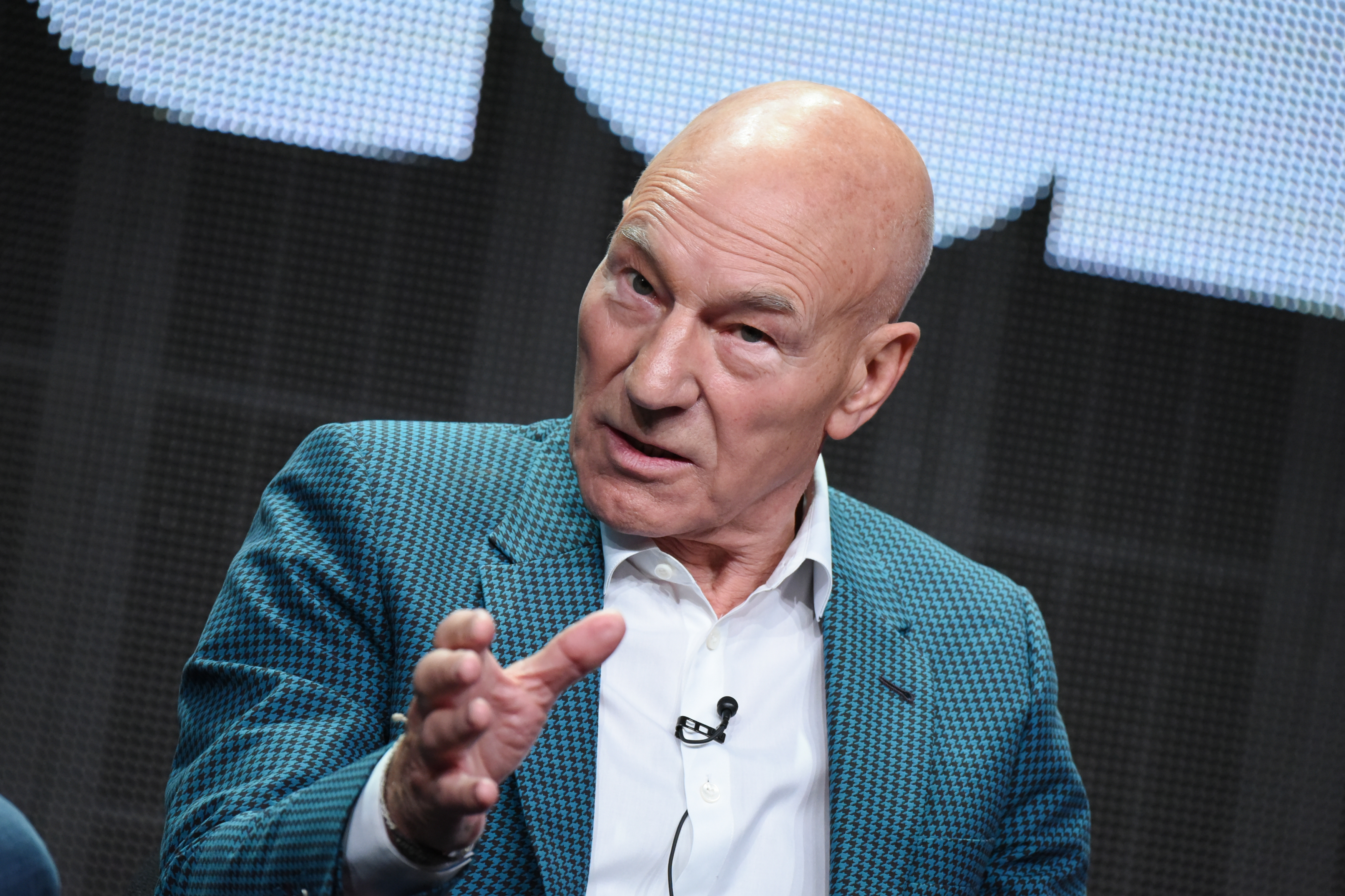 Patrick Stewart Funny Face