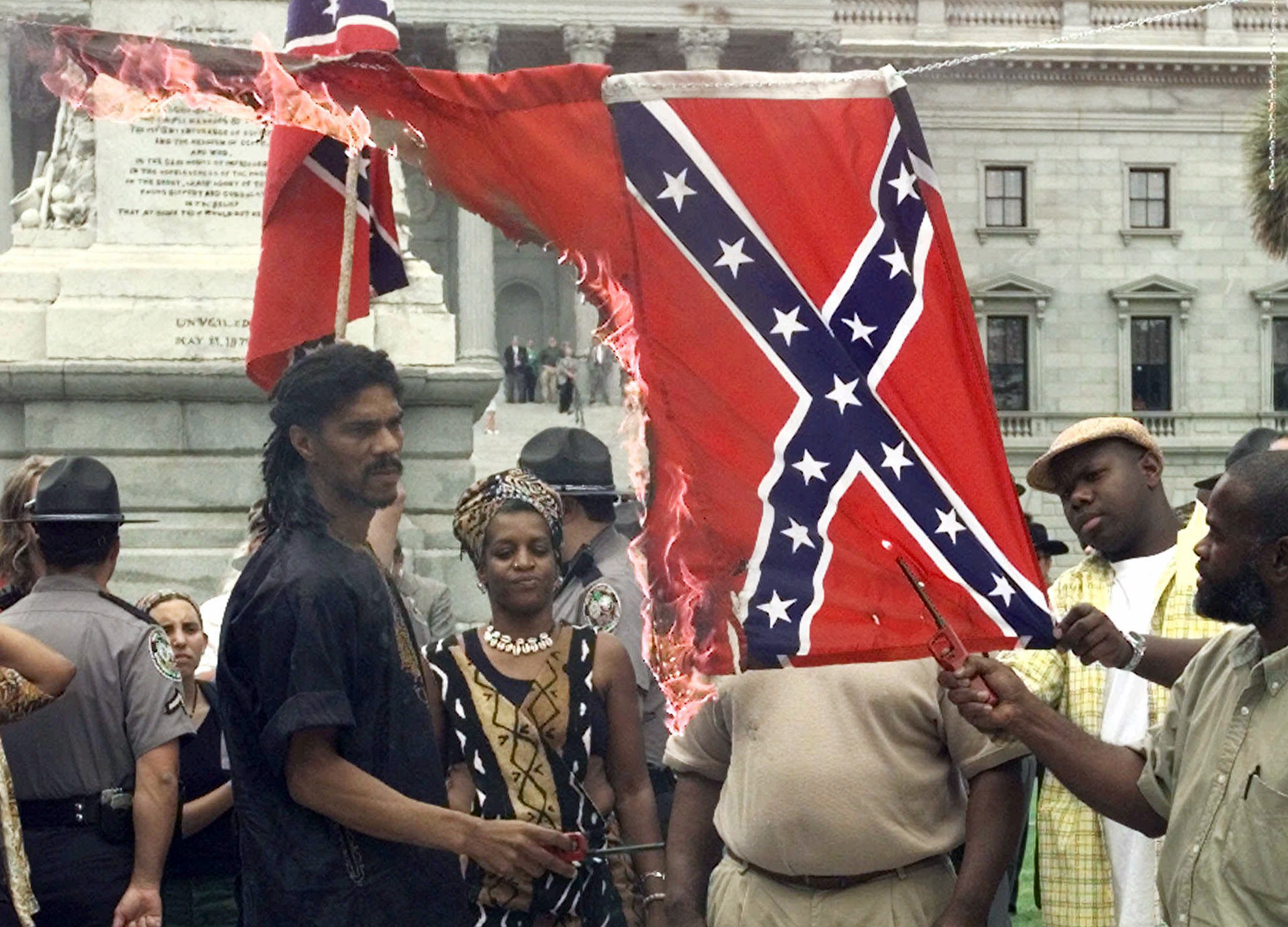 Black Confederate Flag