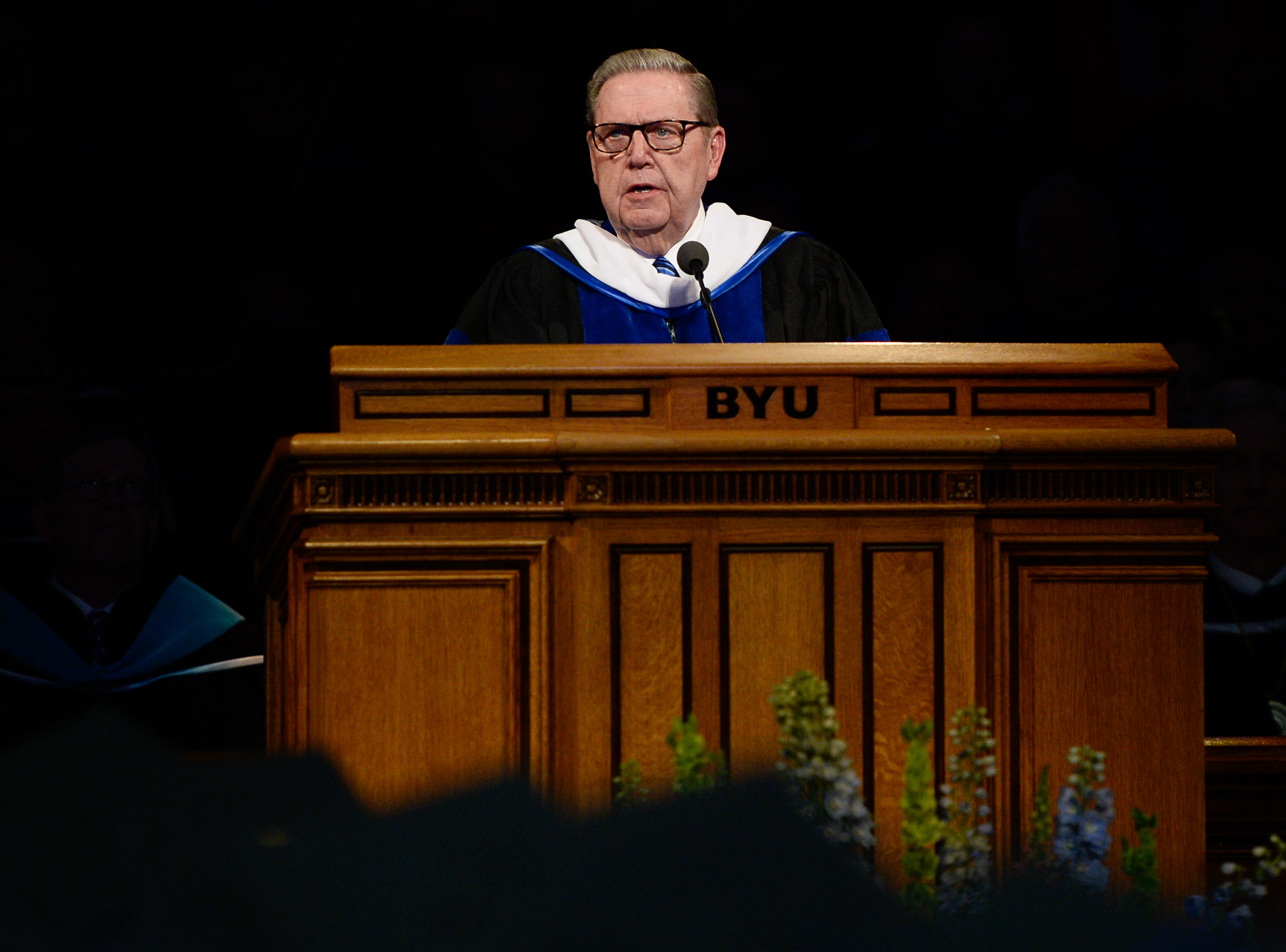 Mormon apostle tells graduating BYU students to ‘be a ray of light’ in ...