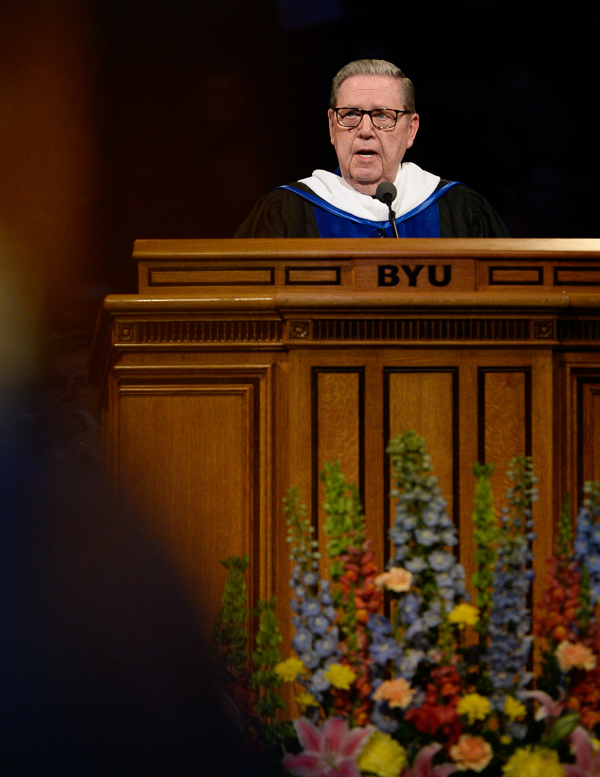 Mormon apostle tells graduating BYU students to ‘be a ray of light’ in ...
