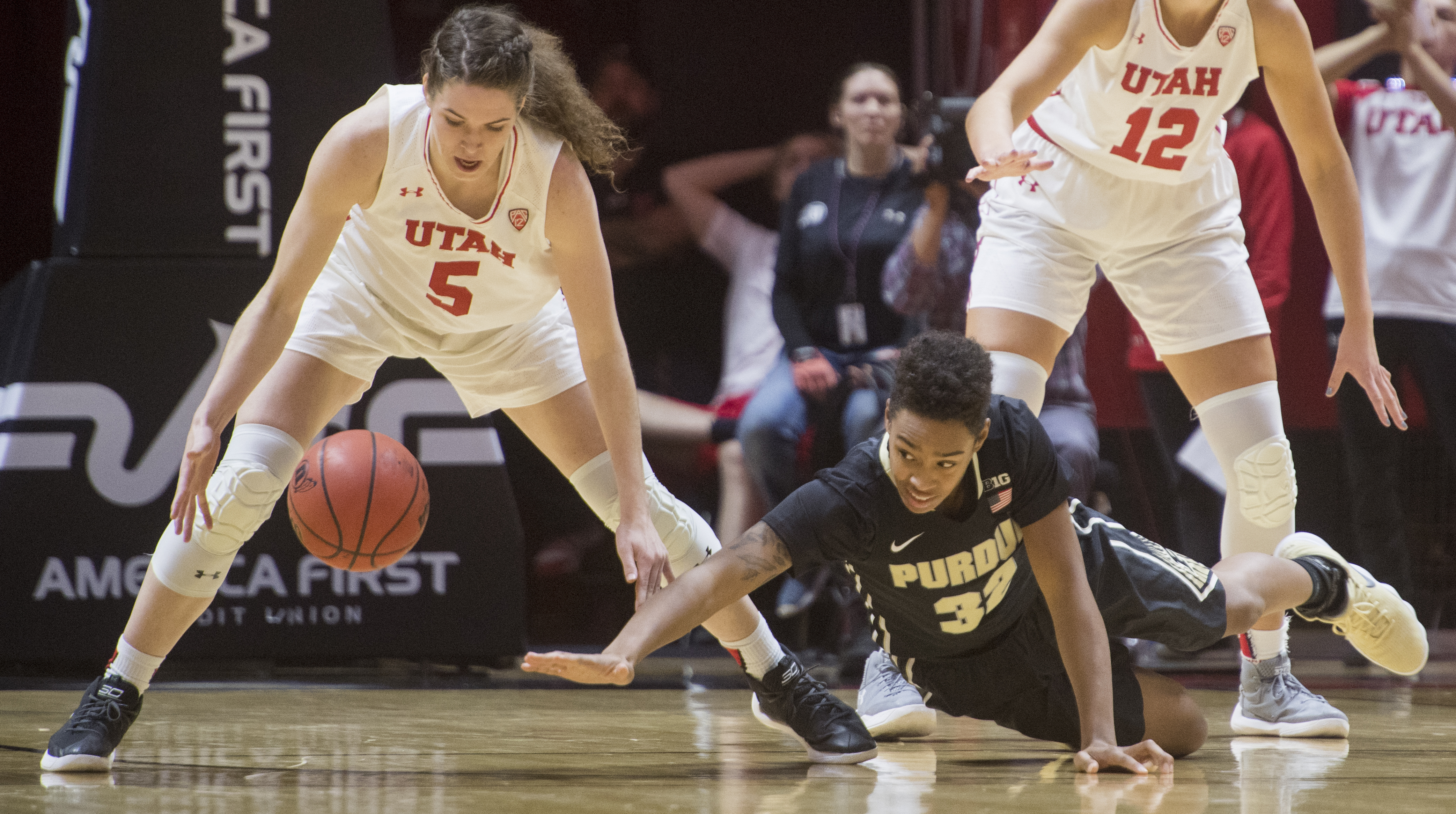 Former volleyball player Megan Huff is a force as Utah tops Purdue ...