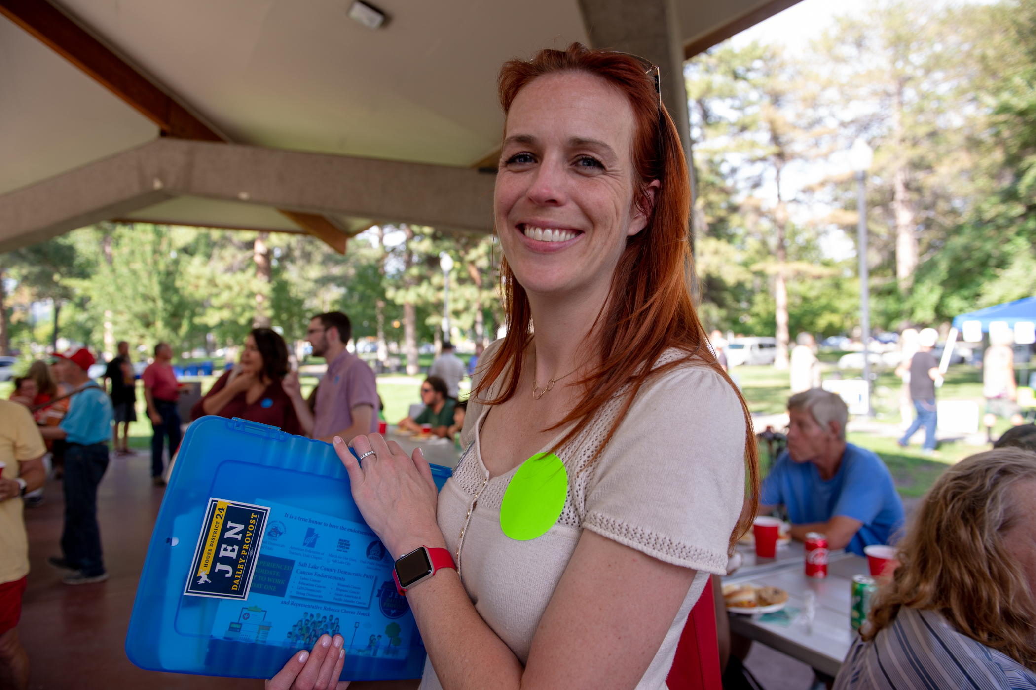 The front-runner of the liberal District 24 race promises she would ...